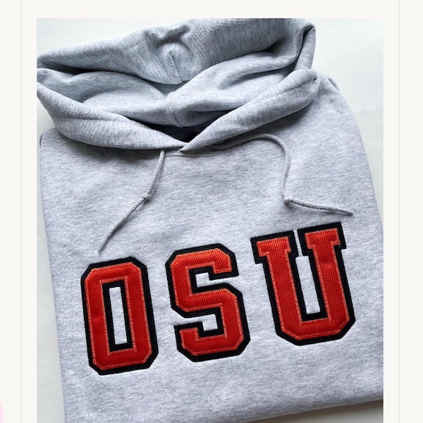 CUSTOMIZABLE Embroidered Hoodie, University Hoodies, College Hoodies ...