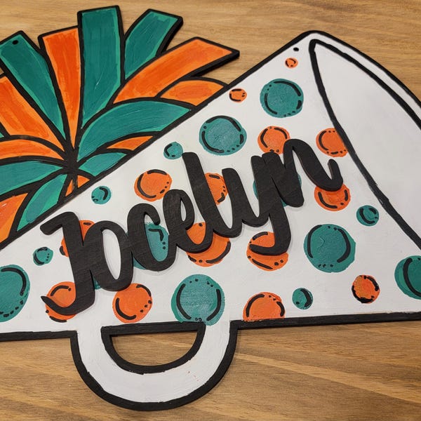 UNFINISHED Megaphone / Blank Cheer Megaphone /cheer Pompoms ...