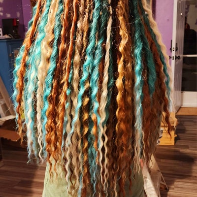Bohemian Soft Curl Extensions, Curly Extensions, Wavy Dreads, Curly ...