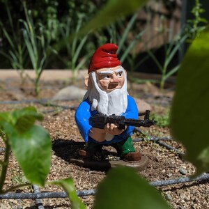 Combat Garden Gnome Officer With Pistol - Etsy