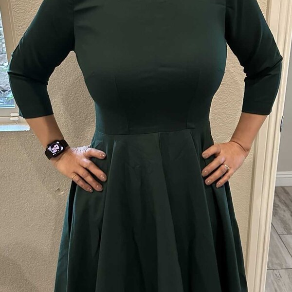 NANCY Dress Vintage 50s Style Custom Made All Size - Etsy