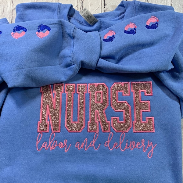 NURSE Arched Satin Applique Embroidery Nursing Nurses Design Four Sizes ...