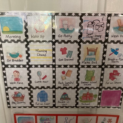 Editable Daily Rhythm Cards and Visual Schedule - Etsy