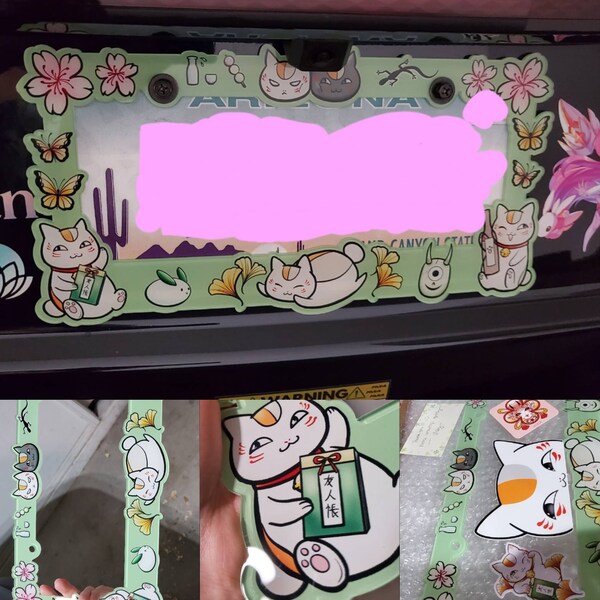 Keroppi Kawaii Cute Sanrio License Plate Frame USA Fit - Etsy