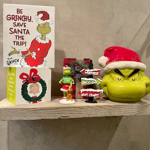 18 X 6 Believe Box Frame, Grinch Sign, Glitter Grinch, Grinch Decor ...