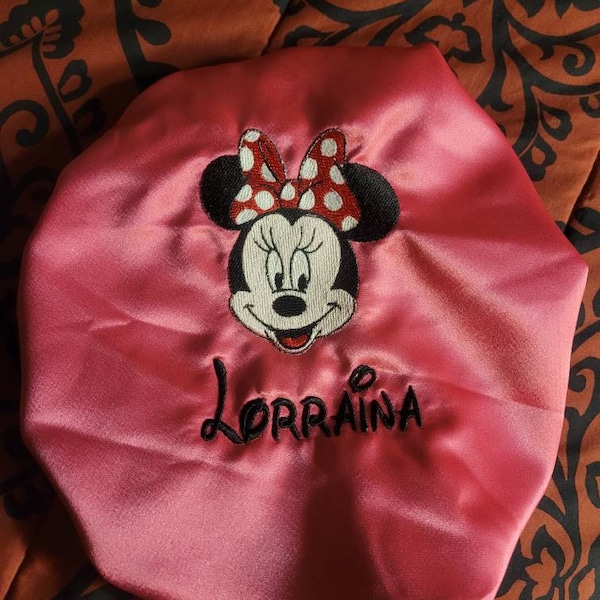 Custom Embroidered/satinlined/hair Bonnet/personalized W/name/teen ...
