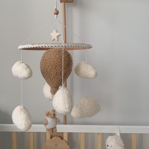 DAY DREAMER Cot Mobile, Boucle Cot Mobile, Cloud Mobile, Neutral ...