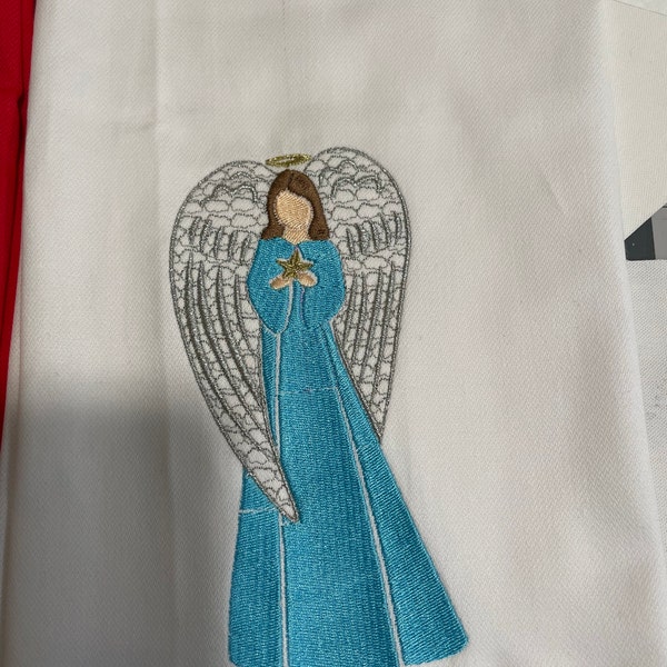 Christmas Angel Embroidery Design, Angel Machine Embroidery Design ...