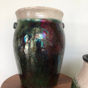 Handmade Nora Vase, Raku Art Pottery, Decorative Pottery - Etsy