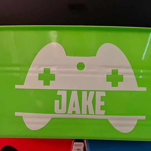 Personalized Gaming Controller SVG, Gamer Split Monogram SVG Instant ...