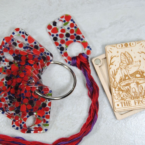 Rectangular Clear Acrylic Thread Drops - Etsy