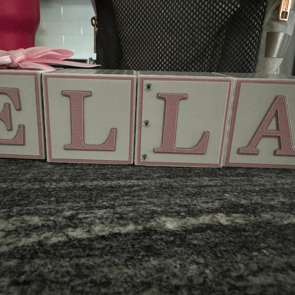 Custom Baby Name Blocks Baby Gift Baby Shower Newborn Nursery ...