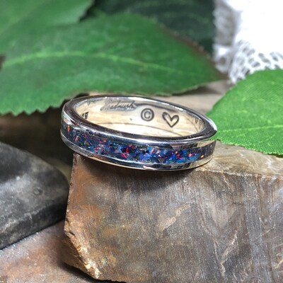 4mm Black Ceramic Ring Blank / Core With 2mm Inlay Channel - Etsy