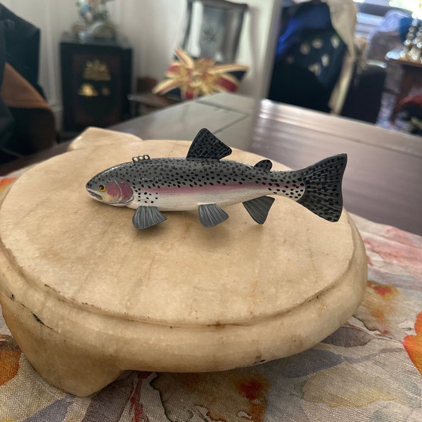 8 Inch Rainbow Trout Benziejo Fish Decoy - Etsy