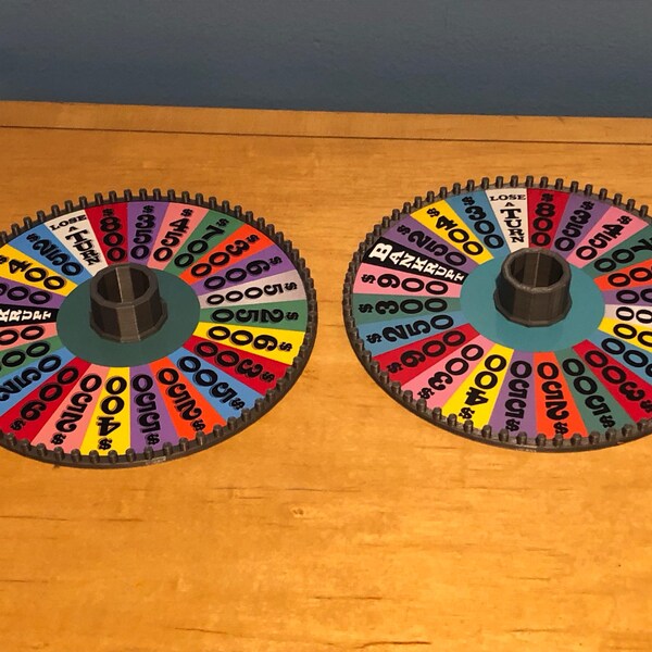 Deluxe Wheel of Fortune Wheel Set Www.facebook.com/aandm3dprints/ - Etsy
