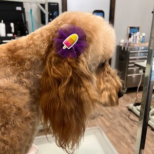 Plain DOG BOWS Tulle Dog Bows Grooming Dog Topknot Bows - Etsy