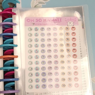 Kawaii Weight Loss Tracker Stickers Weight Loss Tracker - Etsy