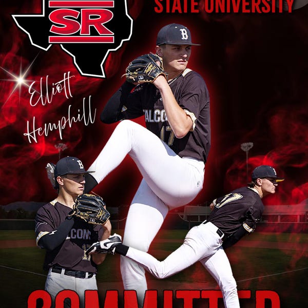 College Commitment Announcement Graphics - Etsy
