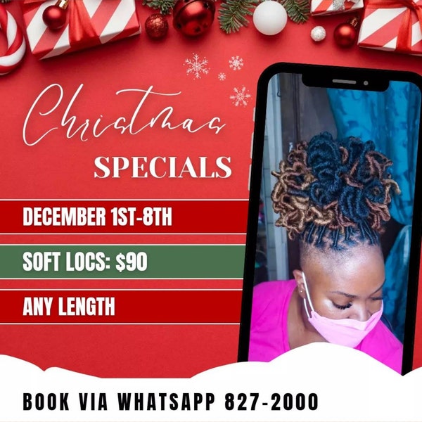 December Hair Sale Flyer, Hair Specials, Hair Flyer, Braid Flyer ...