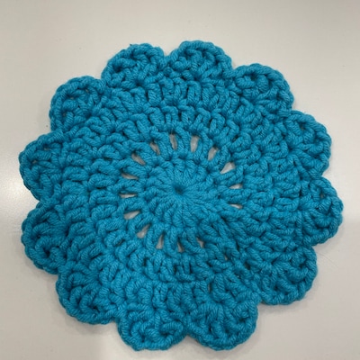 Crochet Coaster Pattern Scallop Edge Coasters PDF - Etsy