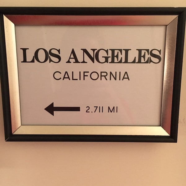 Los Angeles Art Print Industrial Art Home Decor Interior Design House ...