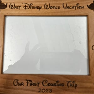 Personalized Picture Frame, 5x7, Custom Gift, Disneyland, Disneyworld ...