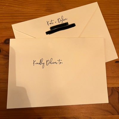 Kindly Deliver to Stationery Stamp for Outgoing Mail Stamp for ...