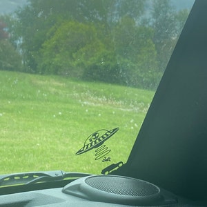 Jeeper Windshield Decal Alien Abduction/ufo Jeeper Sticker | Etsy