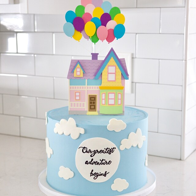 Up House Cake Design 170th Almshouse Birthday Party Combined