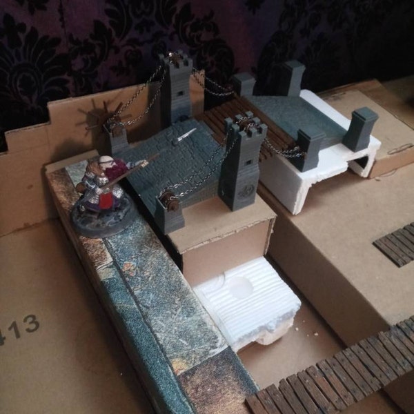 Grass Texture STL Files - Hyground Square Crowns, Terrain for Miniature ...