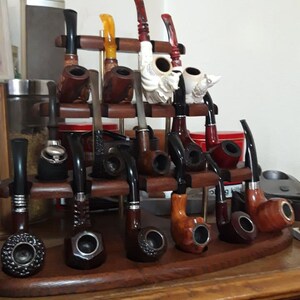 Wooden Pipe STAND for Smoking Pipe Wooden Pipe Stand Pipes | Etsy