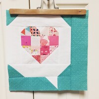 I Heart You PDF Quilt Pattern - Etsy Canada