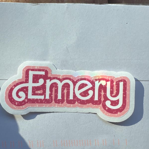 Personalized Retro Name Decal Personalized Vinyl Sticker NAME STICKER ...