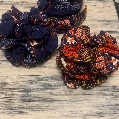 MLB HOUSTON ASTROS Allover Blue Print 100% Cotton Fabric Material ...