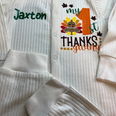 Little Mr. Thankful Baby Boy Thanksgiving Boys Thanksgiving - Etsy