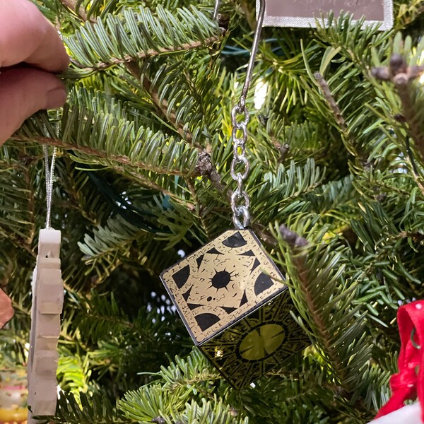Hellraiser Puzzle Box Christmas Ornament Solid Wood Xmas Tree ...