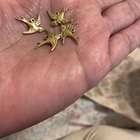 Vintage Faience Donkey Beads, Rare Traditional Persian Bead, 18x20mm. 5 ...