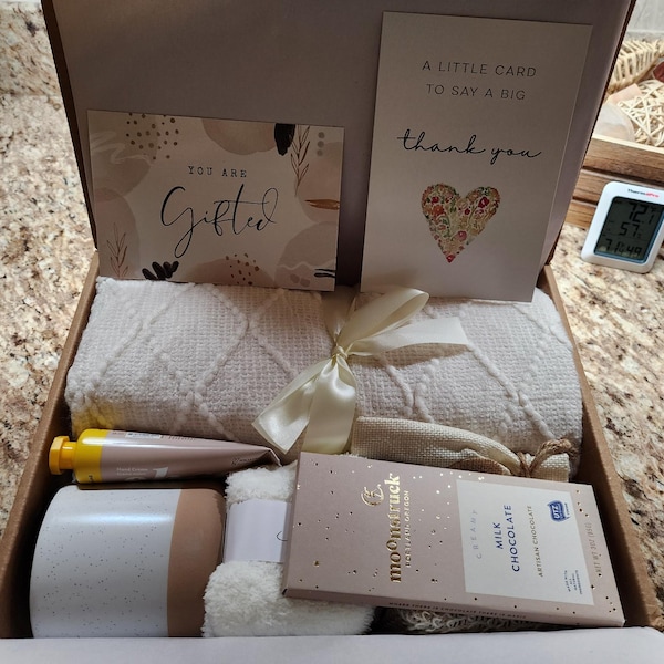 Thank You Box, Appreciation Gift Hostess Thank You, Gift for Men ...