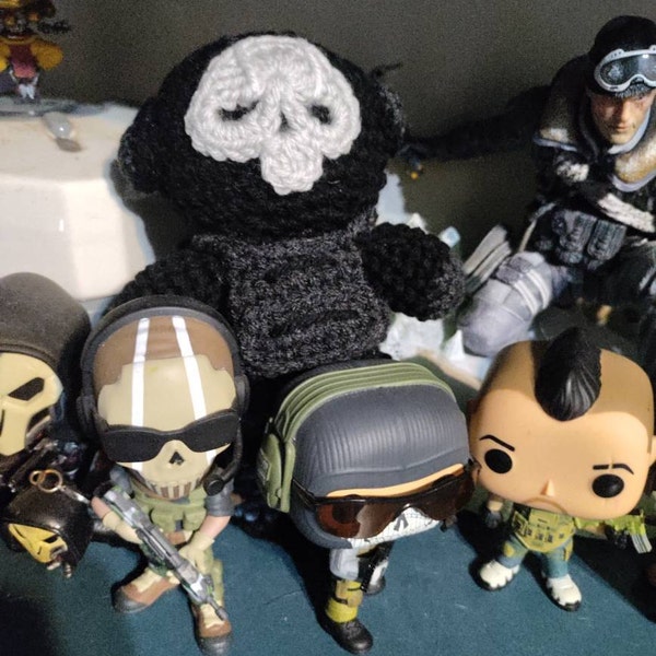 Crochet Call of Duty MWII Simon Ghost Riley Plushie Made to Order ...