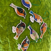 PDF Pattern Fabric Scraps Bird Pattern With Step-by-step Instructions ...