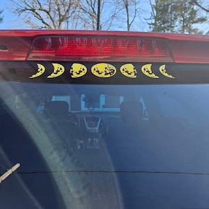 Phases of the Moon Vinly Decal // Car Decal // Window Decal // Multiple ...