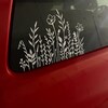 Daisy Wildflower Decal, Boho Car Decal, Flower Car Decal, Plant Lover ...