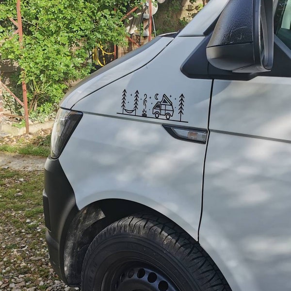 Custom Camper Sticker, Custom Van Stickers, Trailer Decal, Personalized ...