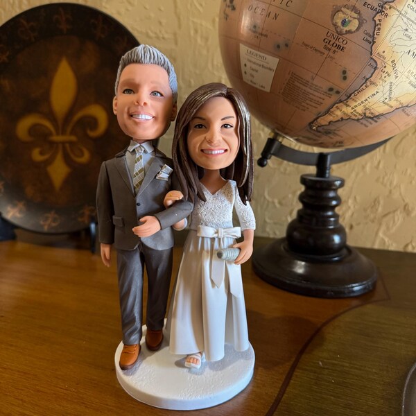 Personalized Dog Wedding Cake Toppers, Golden Retriever Birthday Cake ...