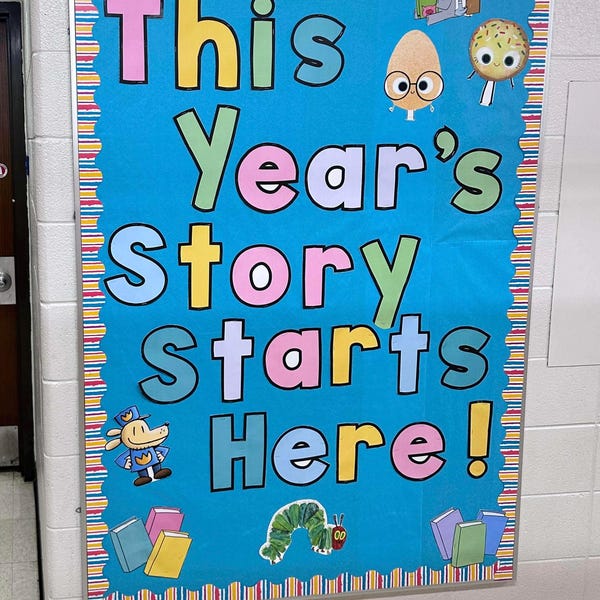 Back to School Bulletin Board Kit | Storybook Classroom Theme ...