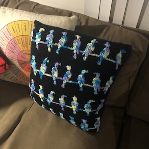 Deco Peacock Mosaic Crochet Pattern Chart by Sixel Design - Etsy Canada