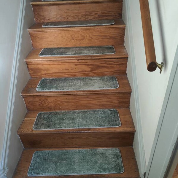 Non Slip Stair Tread Rugs, Soft Surface Step Rug, Custom Size, Landing ...