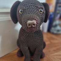 Labrador Retriever Crochet Pattern Chocolate Crochet Labrador - Etsy Canada