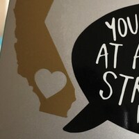 I Love California Custom Vinyl Decal Sticker Choose Your Color and Size ...