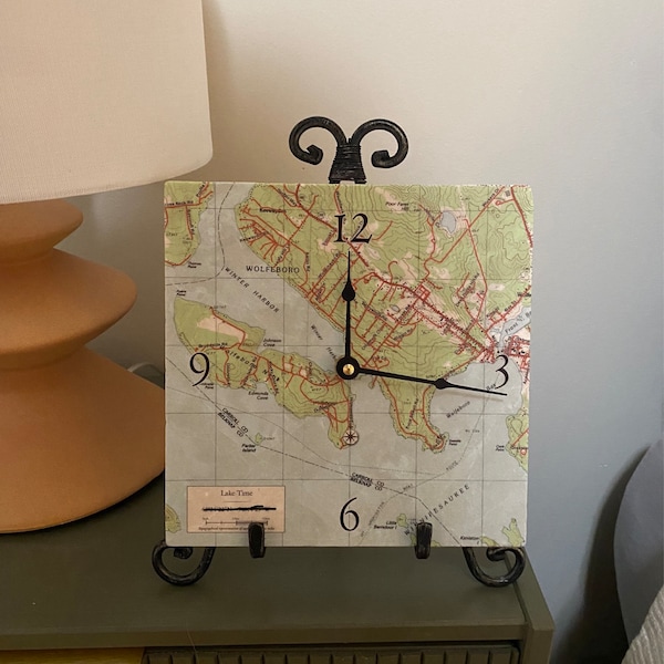 Personalized Wood Serving Tray, Custom Home-shaped Map - Perfect Gift ...